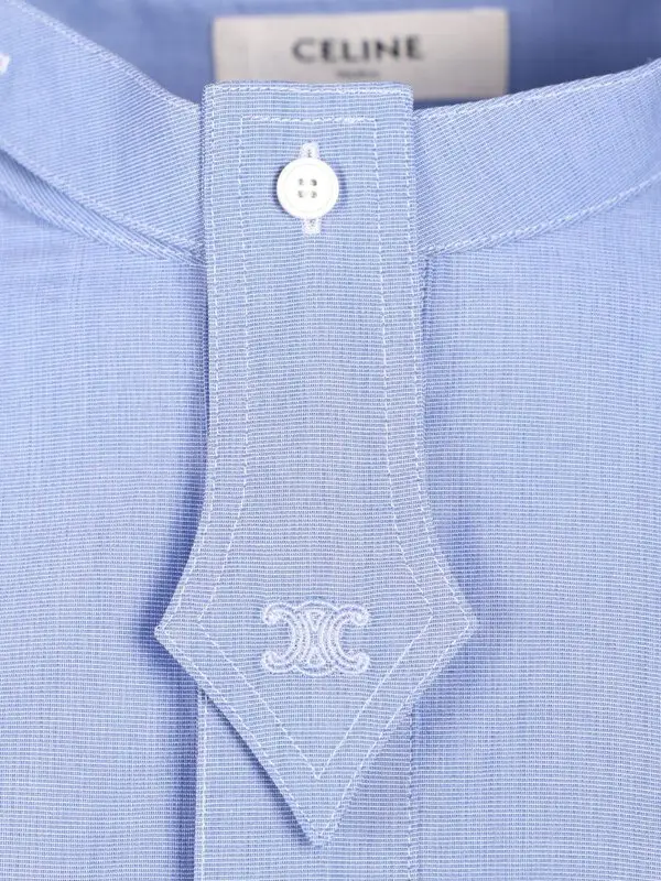 Celine Cotton Poplin Shirt Dress