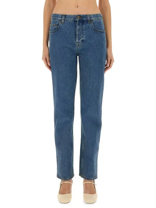 Burberry Straight Fit Jeans - Blue