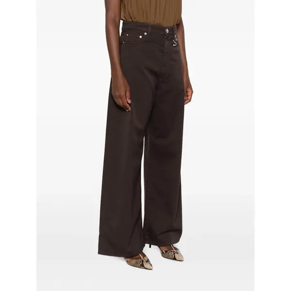 Sportmax Denim Wide-leg Jeans - Brown