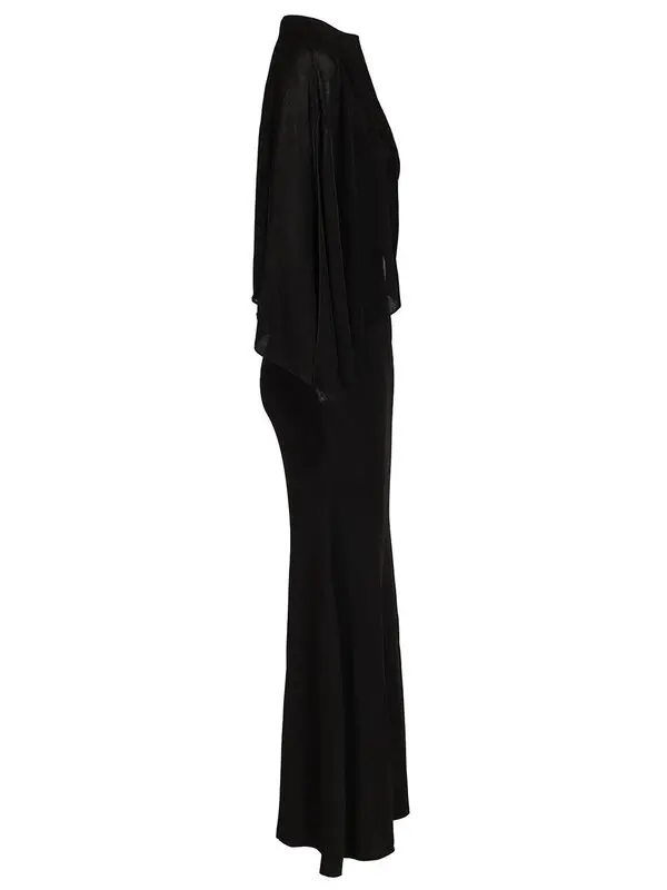 SELF-PORTRAIT Long One-shoulder Dress
