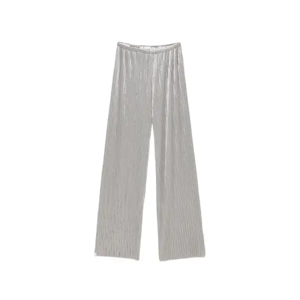 FORTE_FORTE Grey Trousers Palazzo Pants