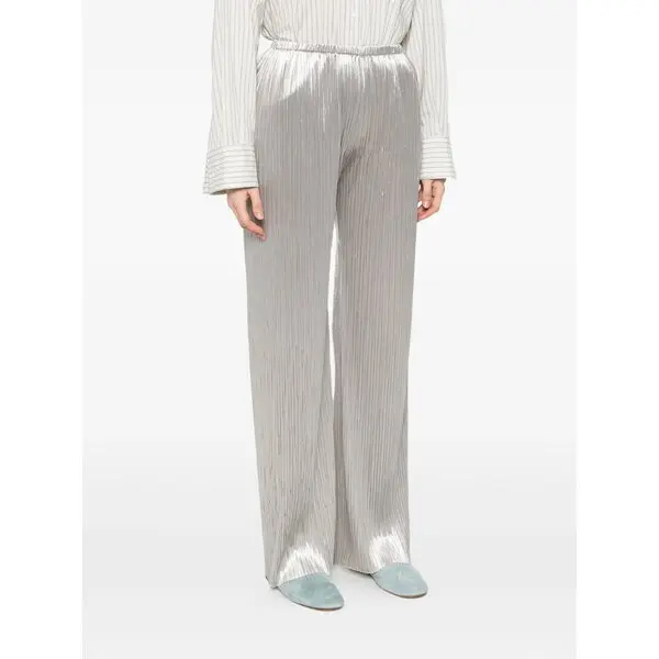 FORTE_FORTE Grey Trousers Palazzo Pants