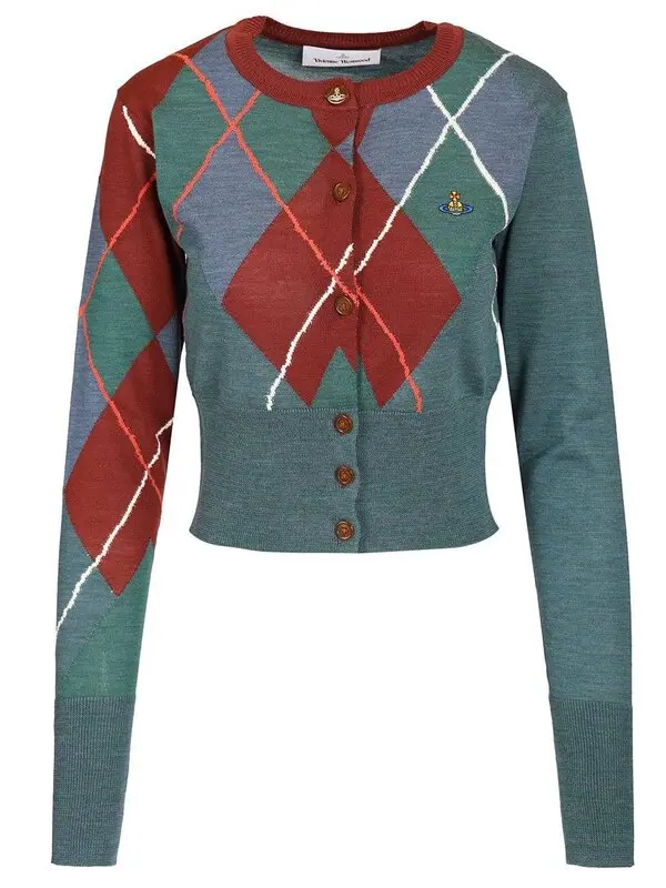 VIVIENNE WESTWOOD Carigan Argyle - Multicolor