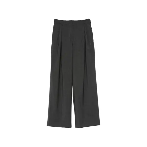 Max Mara Grey Trousers Tailored Trousers - Gray