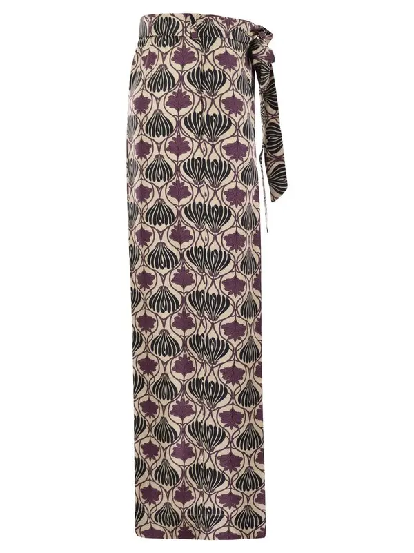 Max Mara Silk Trousers - Purple