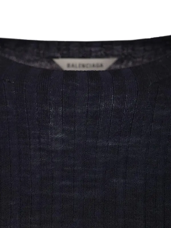 Balenciaga Ribbed Knit Sweater