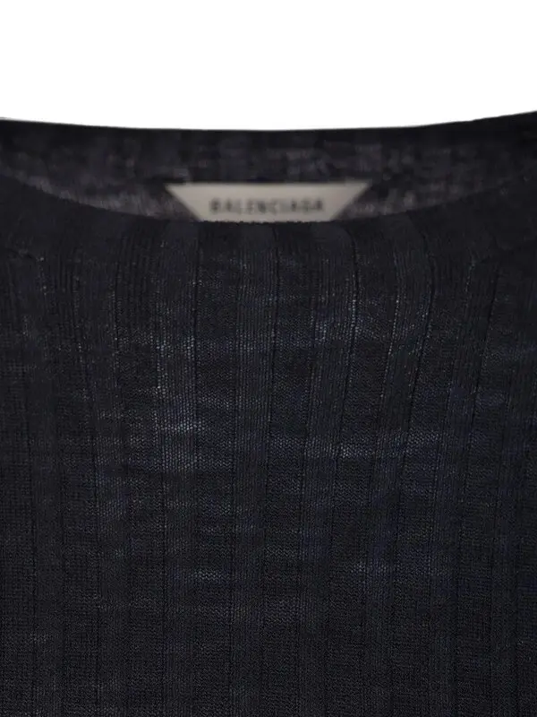 Balenciaga Ribbed Knit Sweater
