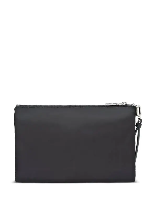 Prada Re-nylon And Saffiano Leather Pouch
