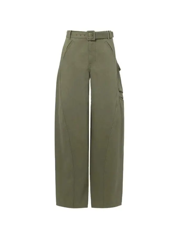 SELF-PORTRAIT Cargo Jeans - Green