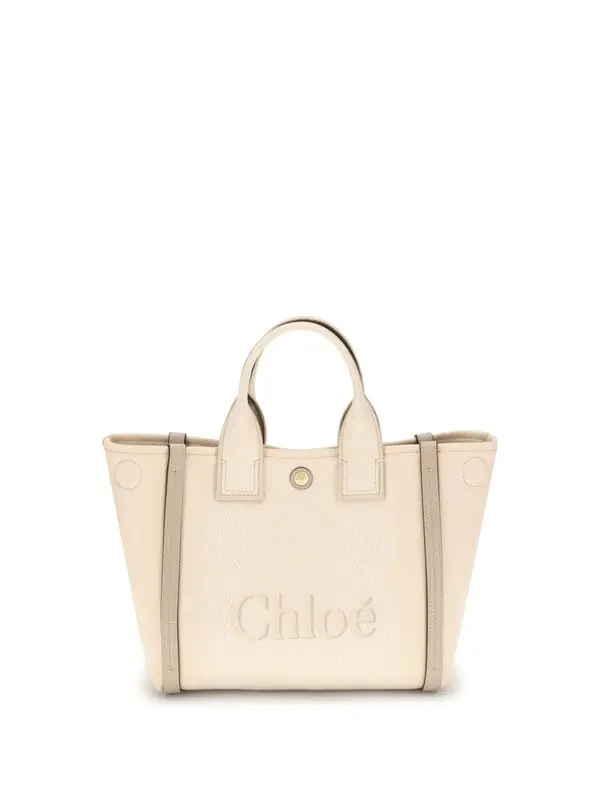 Chloé Carry Tote Bag - Cream