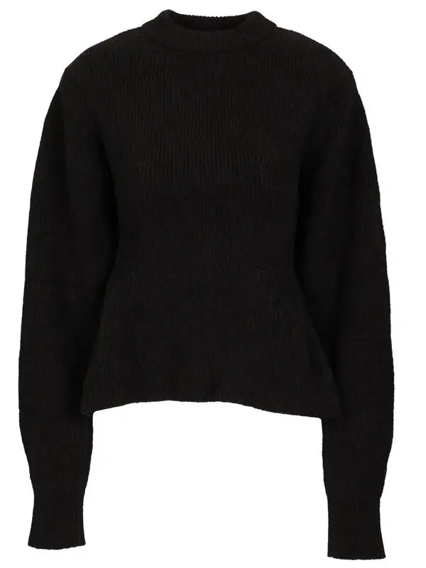 ROTATE BY BIRGER CHRISTENSEN Crew Neck Sweater - Black