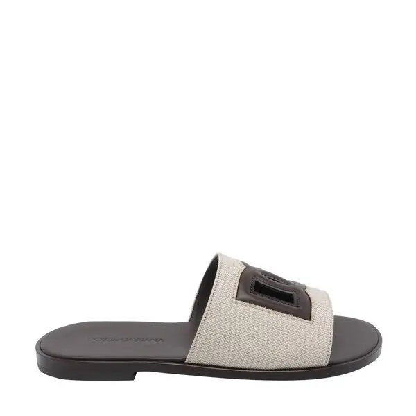 Dolce & Gabbana Dg Logo Sandals - White