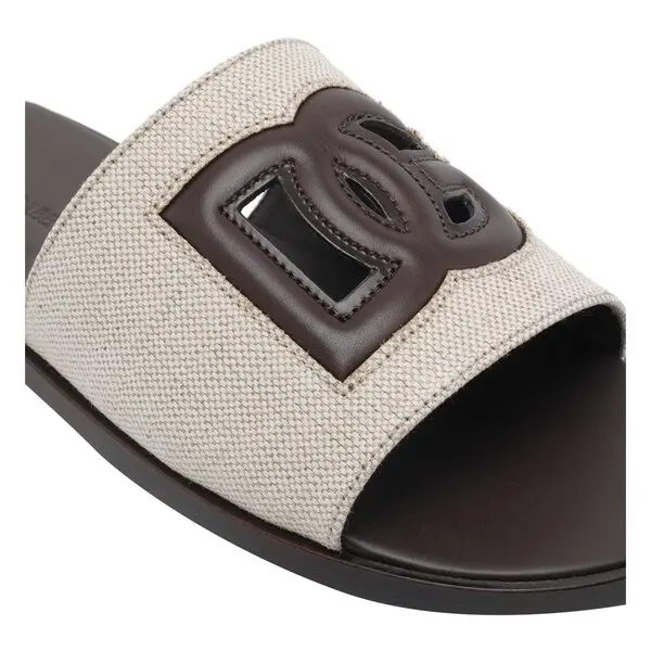 Dolce & Gabbana Dg Logo Sandals - White