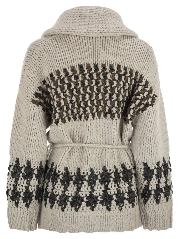 Brunello Cucinelli Handmade Opera Cardigan With Belt