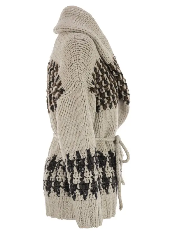 Brunello Cucinelli Handmade Opera Cardigan With Belt