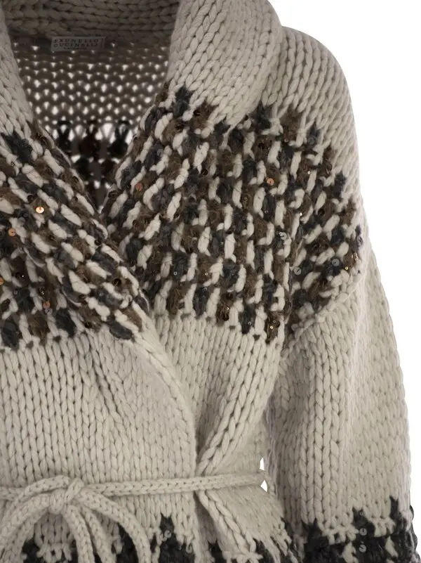 Brunello Cucinelli Handmade Opera Cardigan With Belt