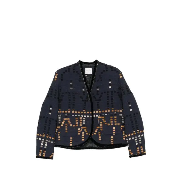 FORTE_FORTE Jackets Bomber Jackets - Blue