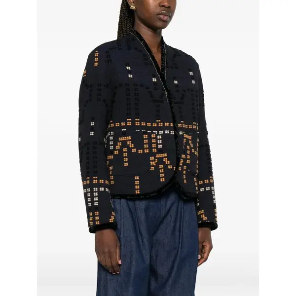 FORTE_FORTE Jackets Bomber Jackets - Blue