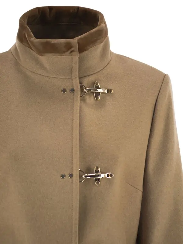 FAY Wool Coat - Brown