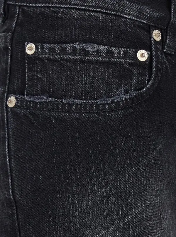 Balenciaga Wide Leg Denim Jeans - Multicolor