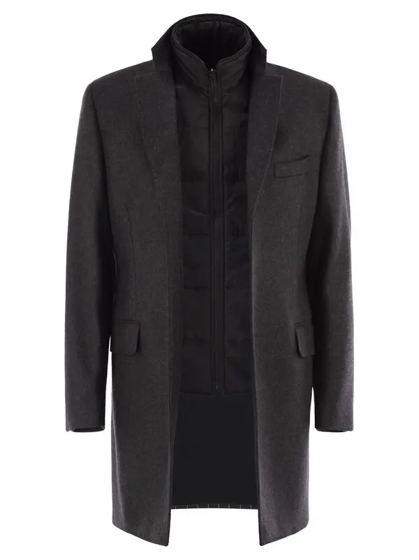 FAY Wool And Cashmere Double Coat