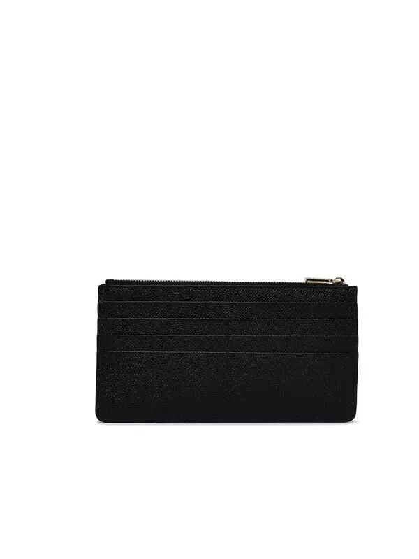 Dolce & Gabbana Leather Card Holder - Black