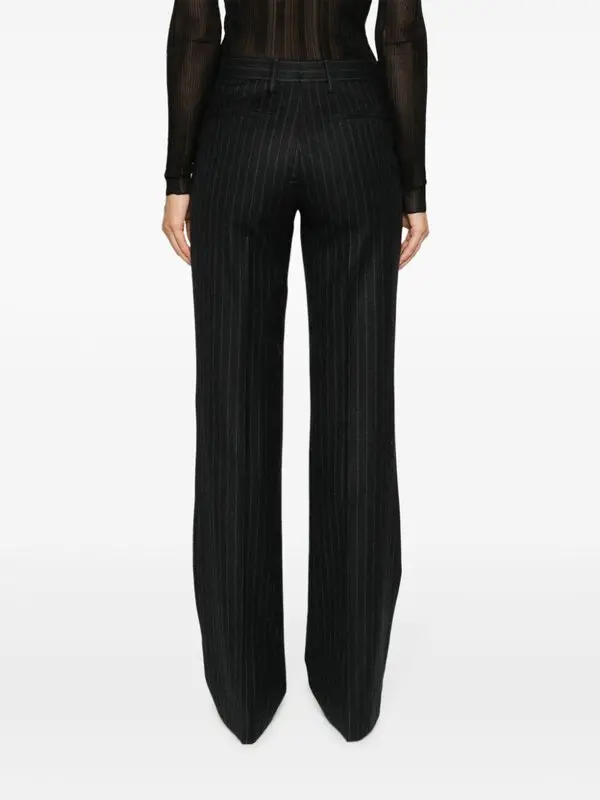Dries Van Noten Pinstriped Wool Trousers