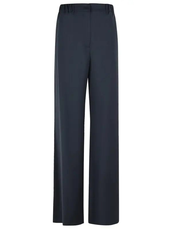 Max Mara Virgin Wool Editto Trousers - Blue