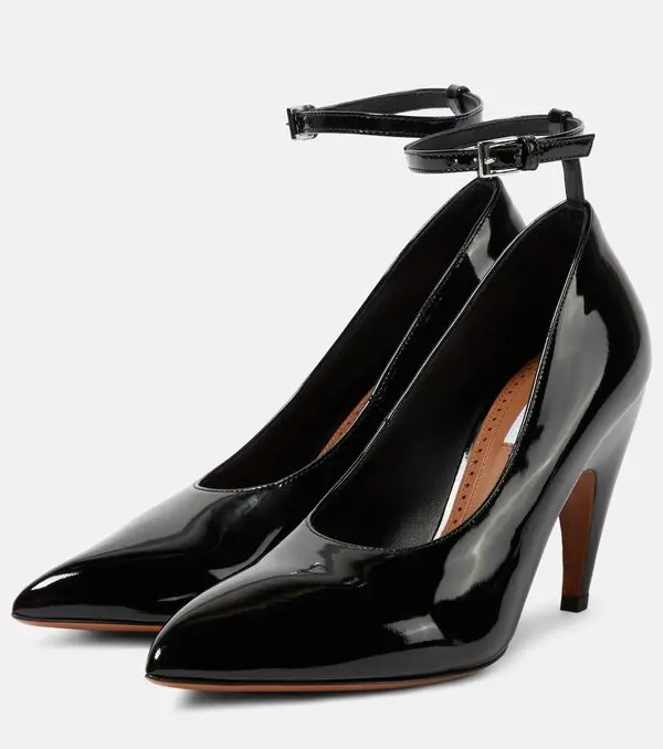 Alaïa Shark Patent Leather Pumps