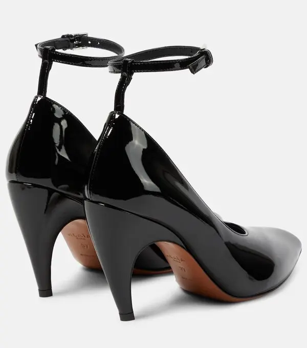 Alaïa Shark Patent Leather Pumps