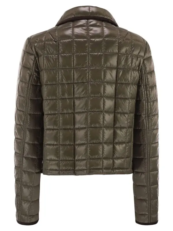 FAY 3 Hooks In Technical Checkered Fabric