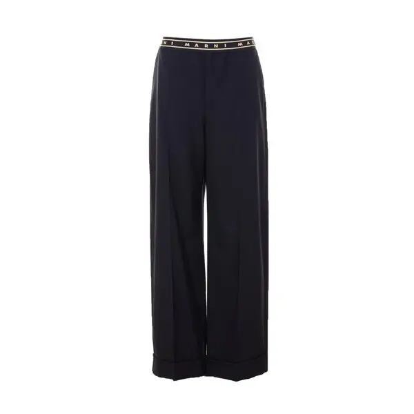 Marni Logo Pants - Black