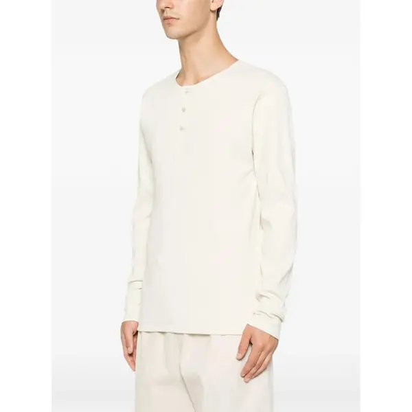 LEMAIRE Neutrals T-shirts & Vests T-shirts - Cream
