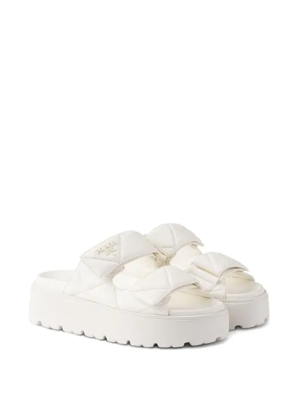 Prada 45mm Padded Leather Sandals