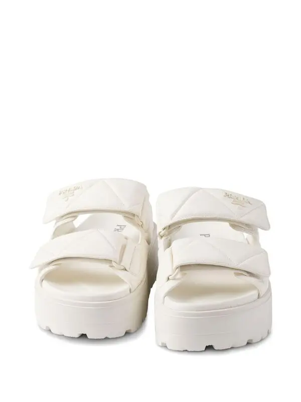 Prada 45mm Padded Leather Sandals
