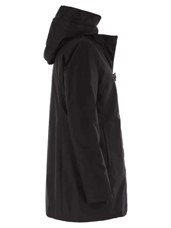 FAY Technical Gabardine Toggle Coat