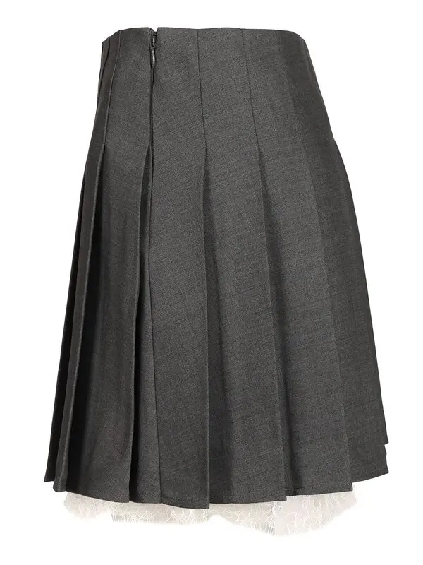 SELF-PORTRAIT Pleated Miniskirt