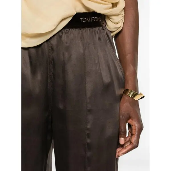 TOM FORD Trousers Straight Trousers - Brown
