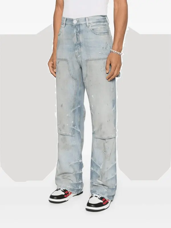 Amiri Straight-leg Jeans - Blue