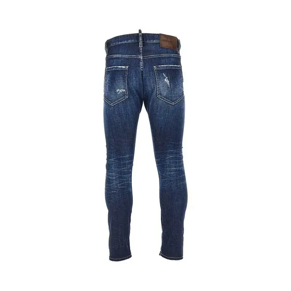 Dsquared2 Stretch Denim Slim Twist Jeans