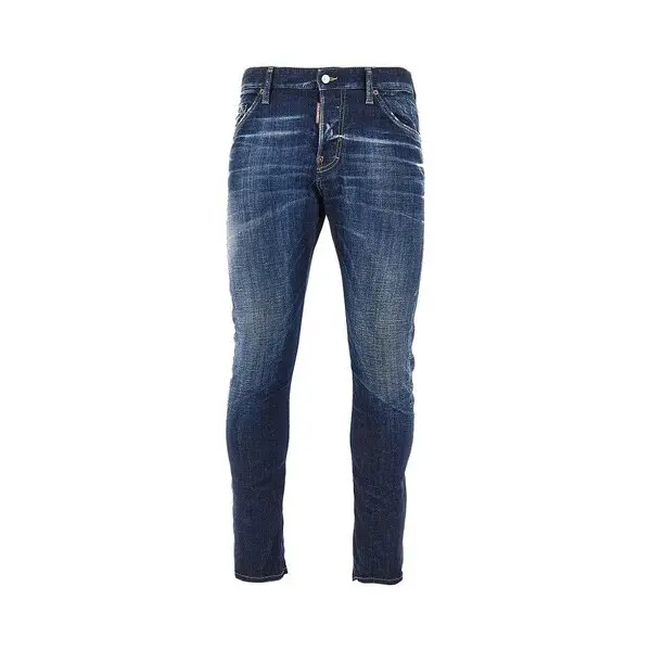 Dsquared2 Stretch Denim Slim Twist Jeans - Blue