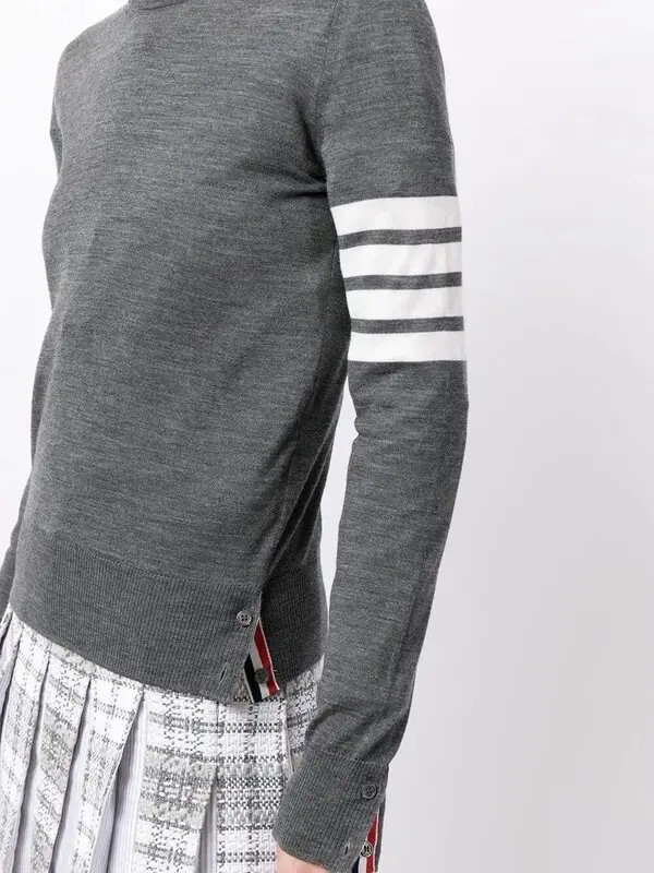 Thom Browne Wool 4-bar Relaxed Pullover
