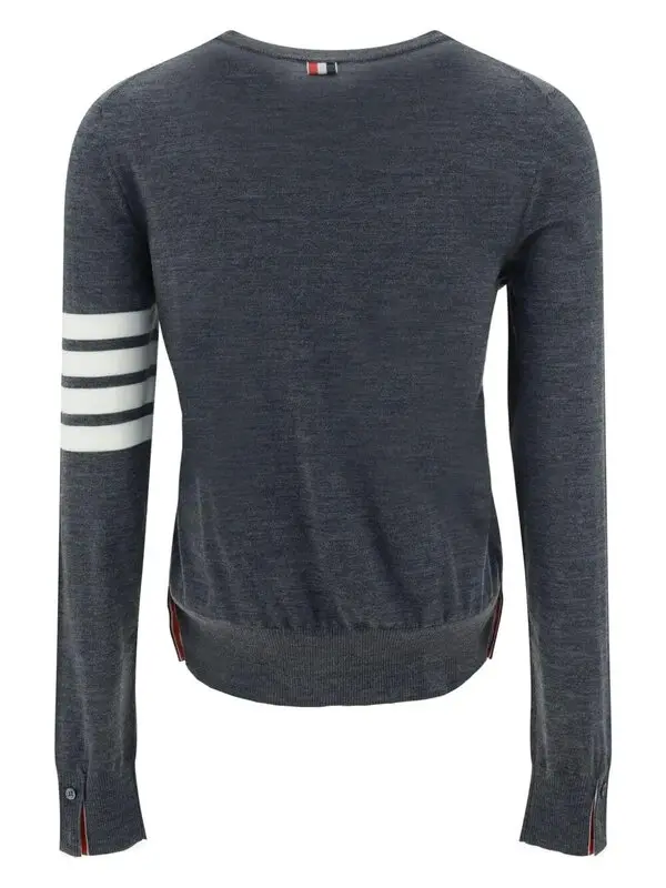 Thom Browne Wool 4-bar Relaxed Pullover