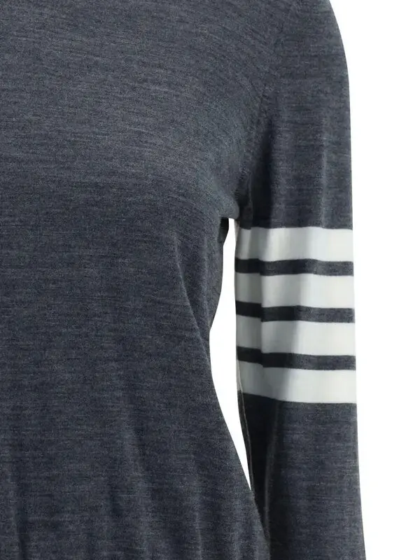 Thom Browne Wool 4-bar Relaxed Pullover