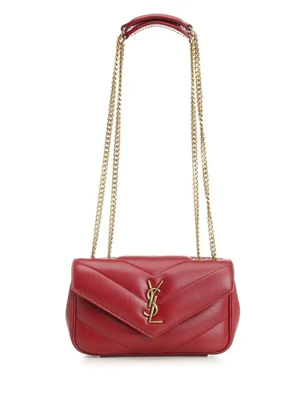 Saint Laurent Mini Loulou Lambskin Shoulder Bag