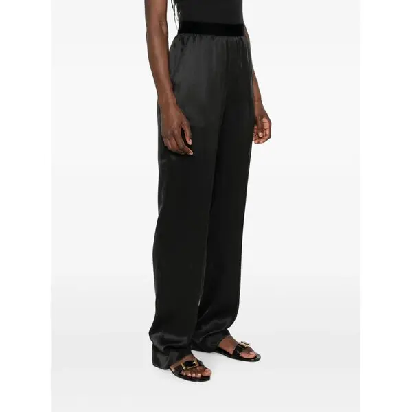 TOM FORD Straight Trousers - Black