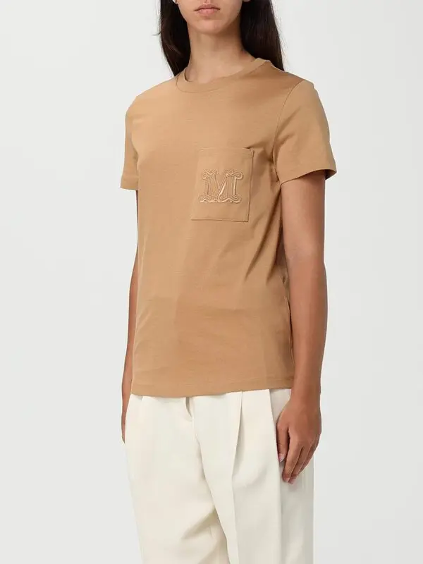 Max Mara Cotton T-shirt - Brown