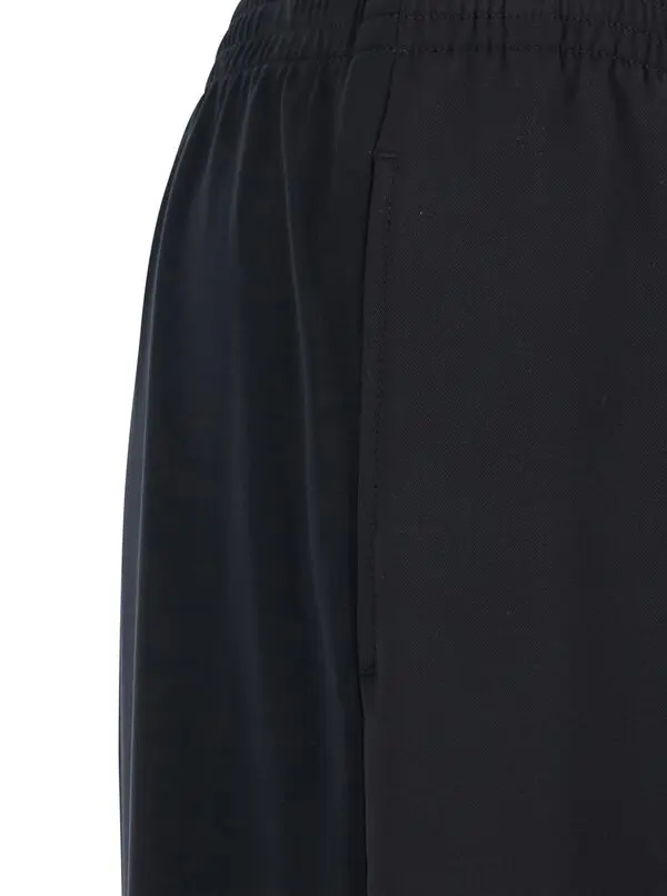 Balenciaga Black Pants With Elastic Waist In Wool
