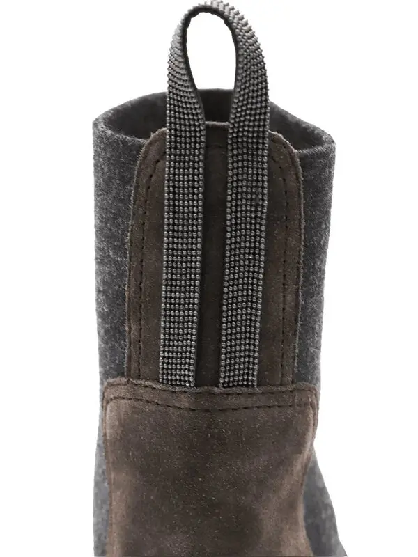 Brunello Cucinelli Suede Chelsea Boots - Brown