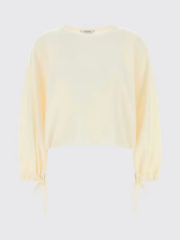 Max Mara Virgin Wool Sweater - White